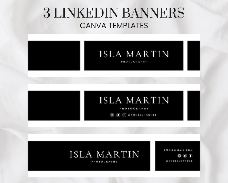 Linkedin Banner, Black and White Linkedin Background, Linkedin Header ...