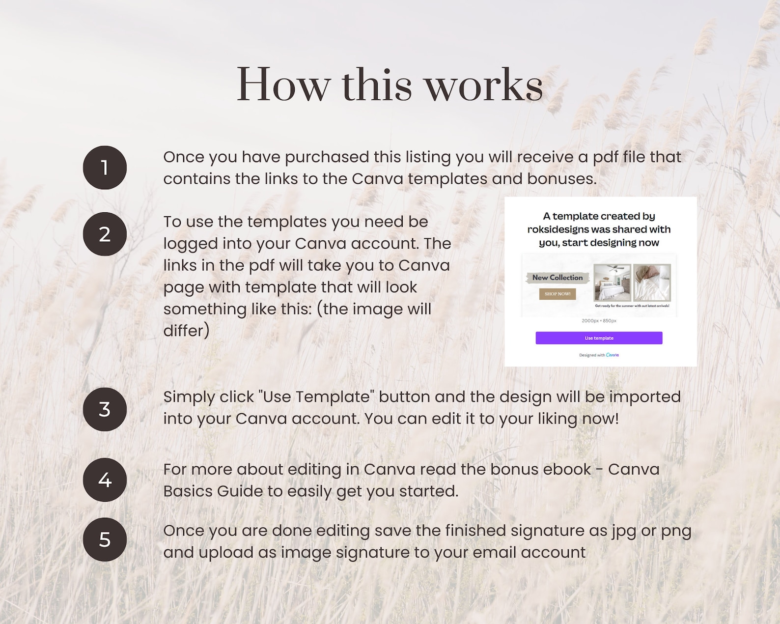Retro Email Signature Canva Template, Editable Signature Template ...
