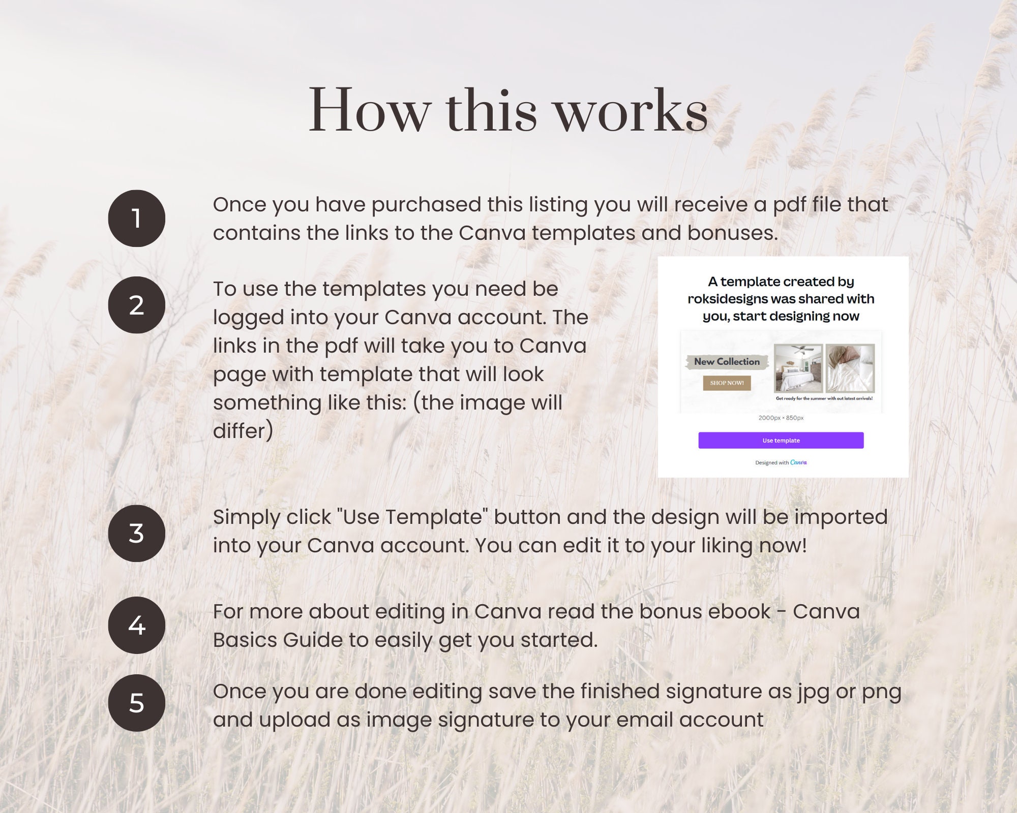 Retro Email Signature Canva Template, Editable Signature Template ...
