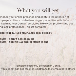 Linkedin Banner, Linkedin Background, Boho Linkedin Header, Personal ...