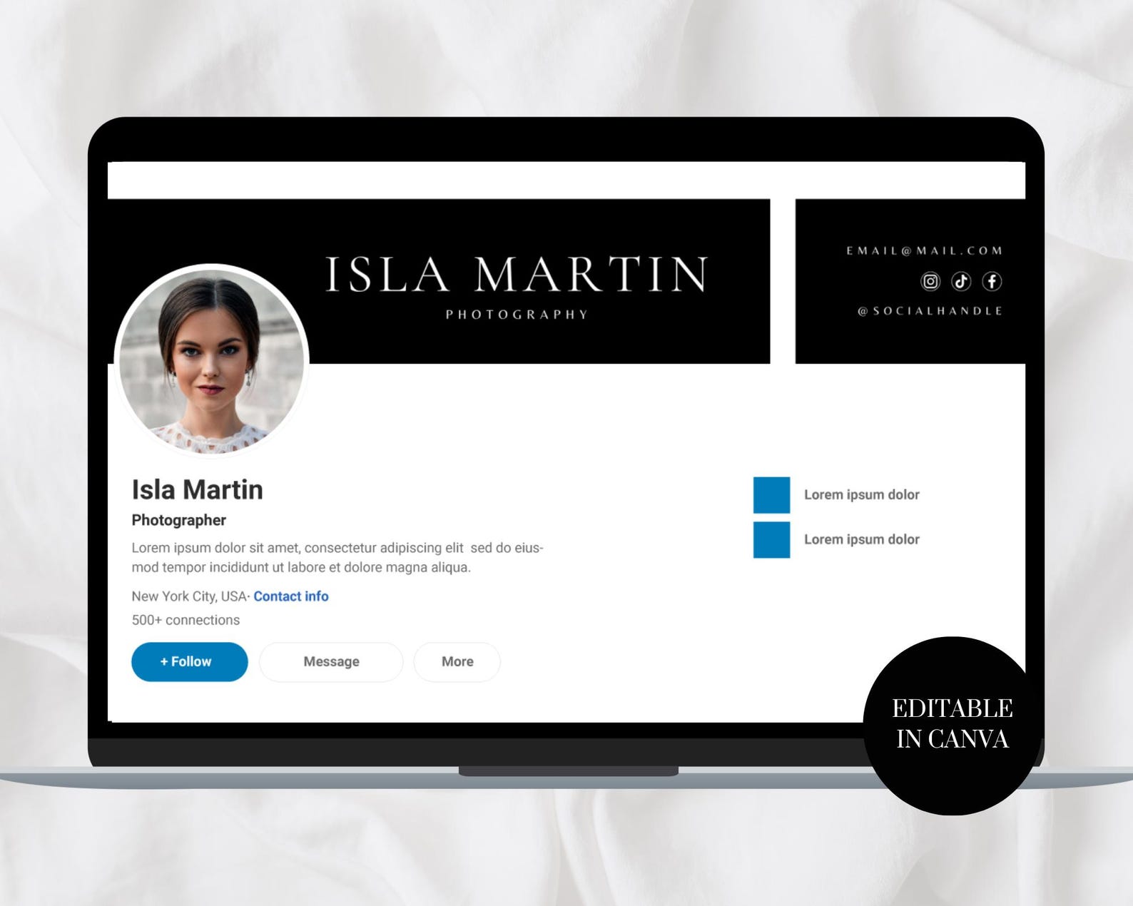 Linkedin Banner, Black and White Linkedin Background, Linkedin Header ...