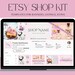 Etsy Banner Template, Scandi Etsy Shop Kit With Listing Photo Templates ...