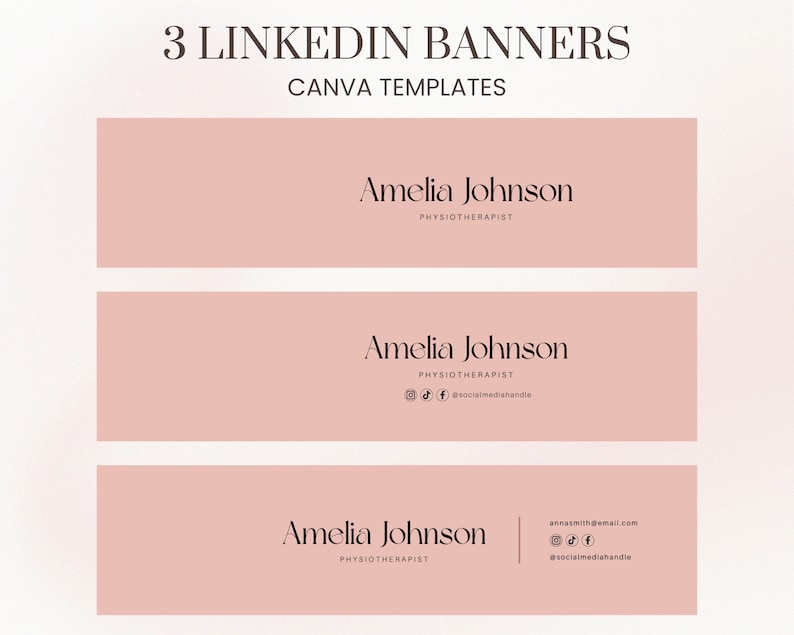 Linkedin Banner, Linkedin Background, Pink Linkedin Cover, Personal ...