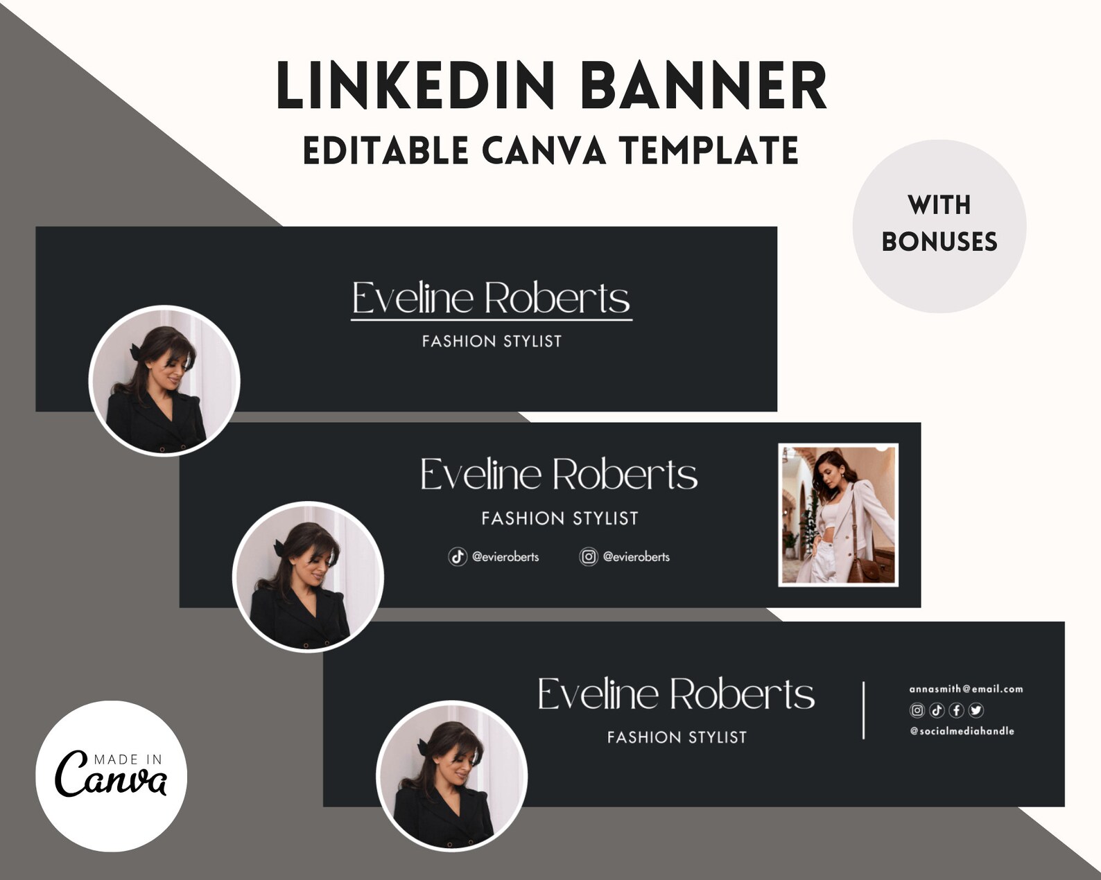 Black and White Linkedin Banner, Elegant Linkedin Background, Linkedin ...