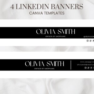 Linkedin Banner, Linkedin Background, Black and White Linkedin Header ...
