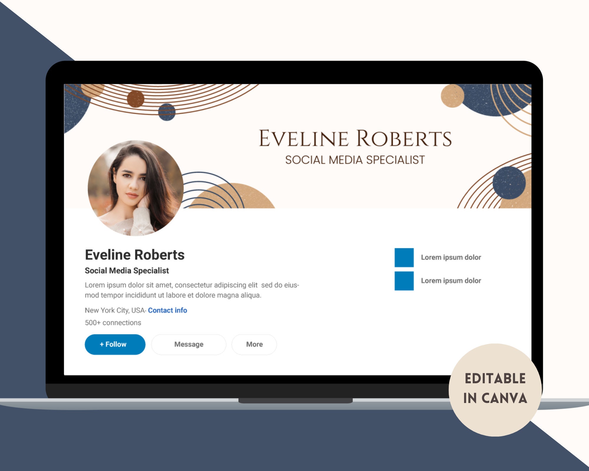 Linkedin Banner, Geometric Linkedin Background, Linkedin Cover ...