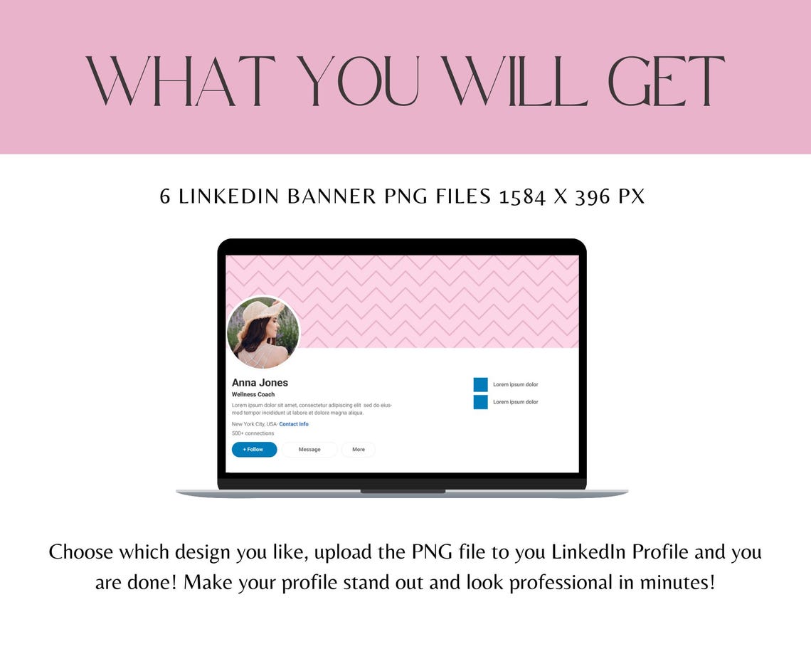 Linkedin Banner, Pink Linkedin Background, Linkedin Header, Personal ...
