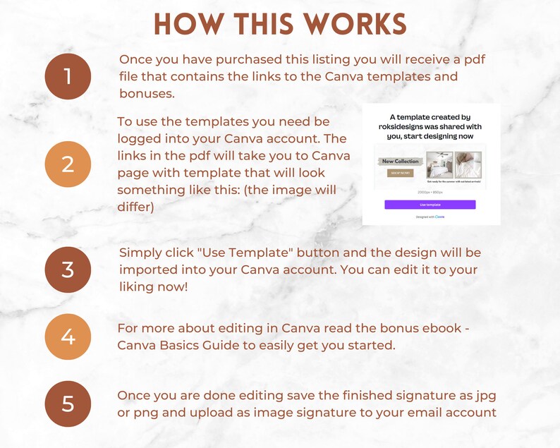 Retro Email Signature Canva Template Editable Signature - Etsy