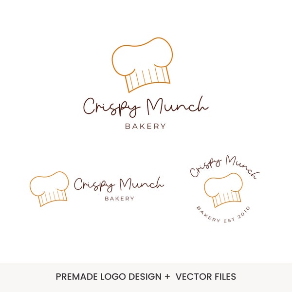 Minimal Bakery Logo - Etsy