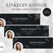 Linkedin Banner, Linkedin Background, Black and White Linkedin Header ...