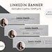 Linkedin Banner, Modern Linkedin Background, Gray Linkedin Cover ...