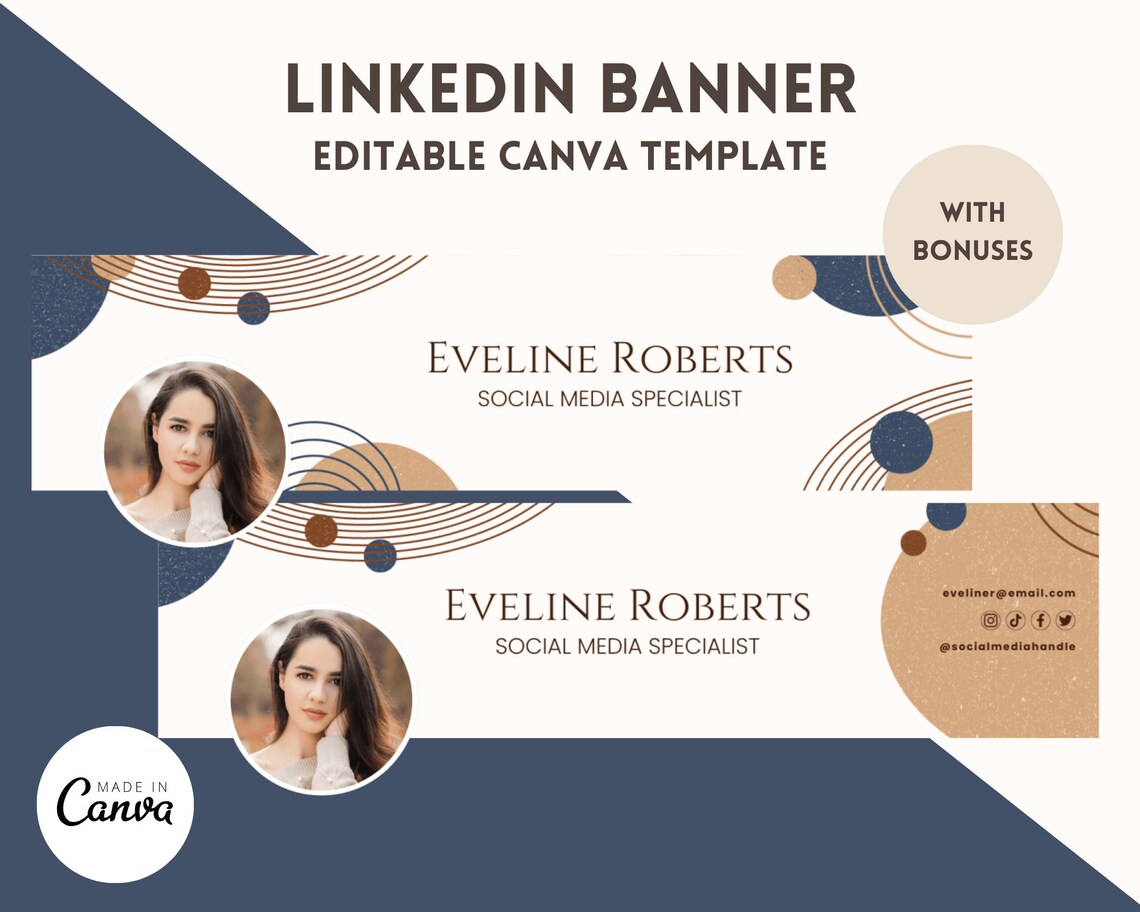 Linkedin Banner Geometric Linkedin Background Linkedin - Etsy