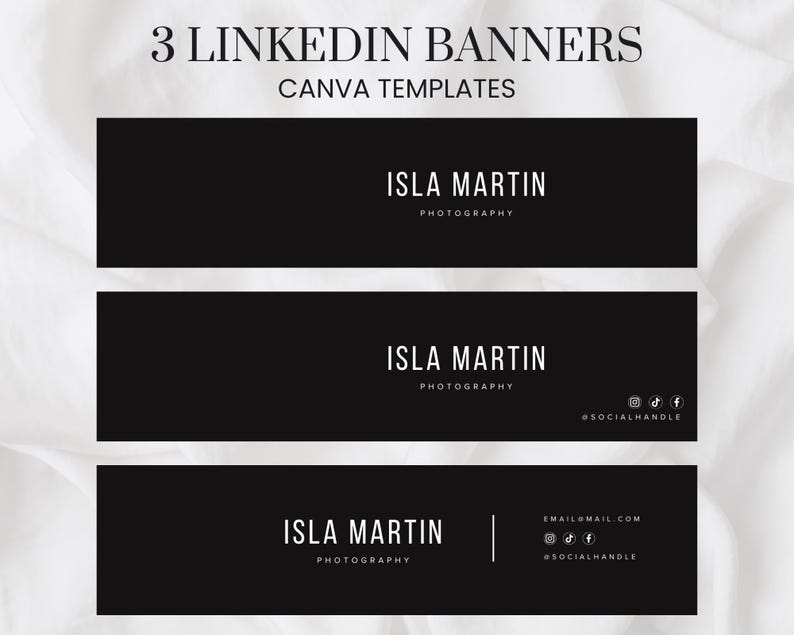 Linkedin Banner, Black Linkedin Background, Linkedin Header, Personal ...