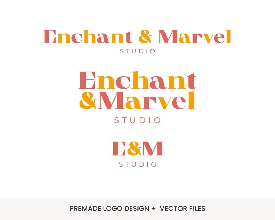 Colorful Logo, Boutique Logo Design, Premade Logo Design, Modern Logo ...