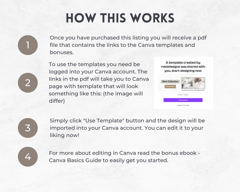 Etsy Banner Template, Scandi Etsy Shop Kit With Listing Photo Templates ...