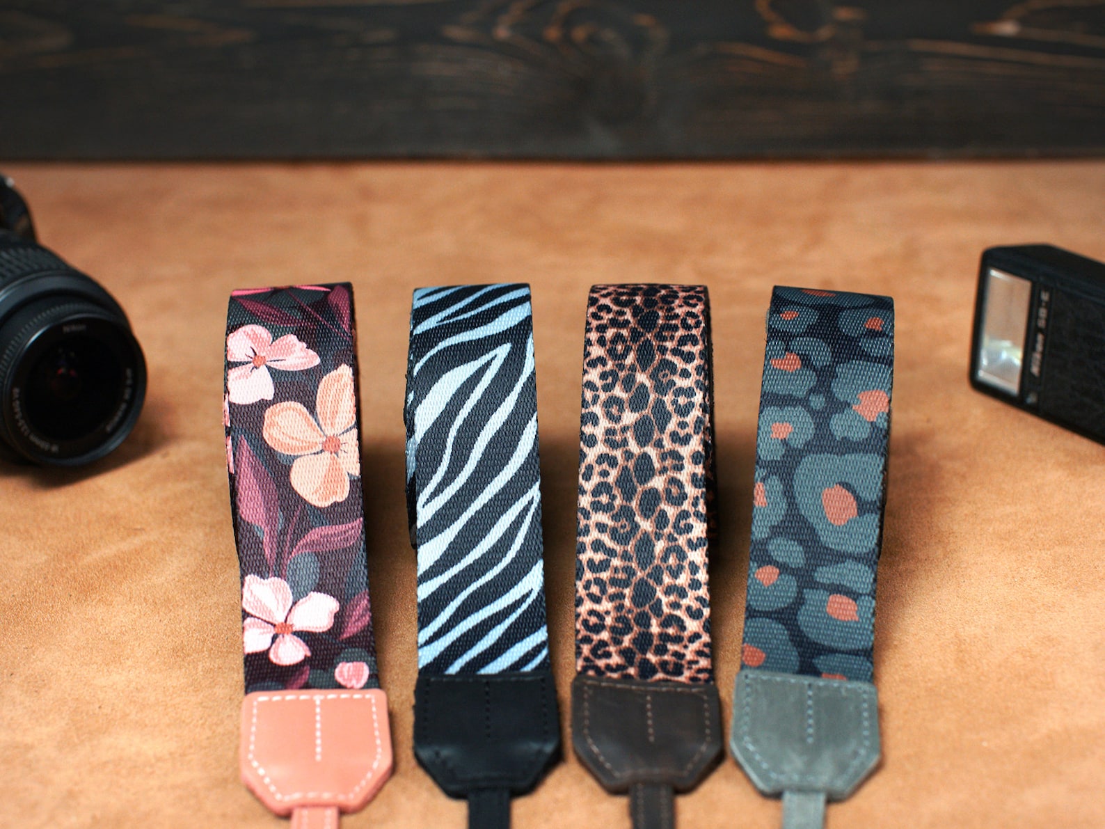 Custom Camera Strap for DSLR Mirrorless Nikon Canon Sony, Animal Print ...