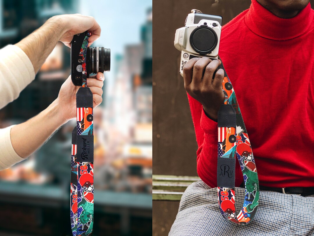 Personalized Camera Strap, Print Camera Strap for Photographers, Camera ...