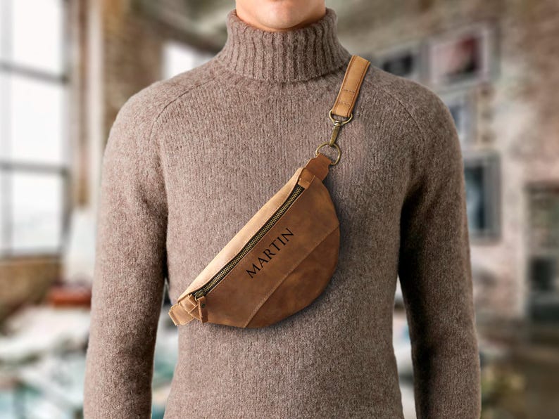 Leather Strap for Crossbody Bag - 11 Different Colors, Personalized ...