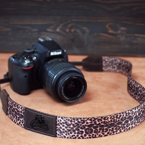 Engraved Camera Strap, Pattern Leather Camera Straps, Travel Gift ...