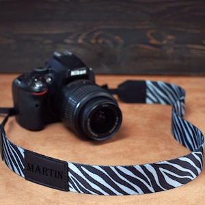 Engraved Camera Strap, Pattern Leather Camera Straps, Travel Gift ...