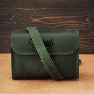 Leather Camera Case With Adjustable Leather or Patterned Straps ...