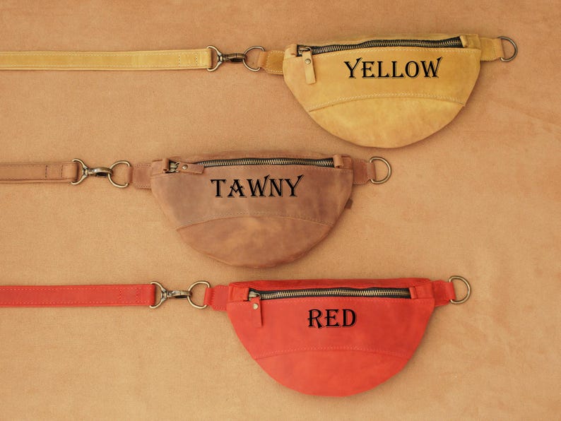 Leather Strap for Crossbody Bag - 11 Different Colors, Personalized ...