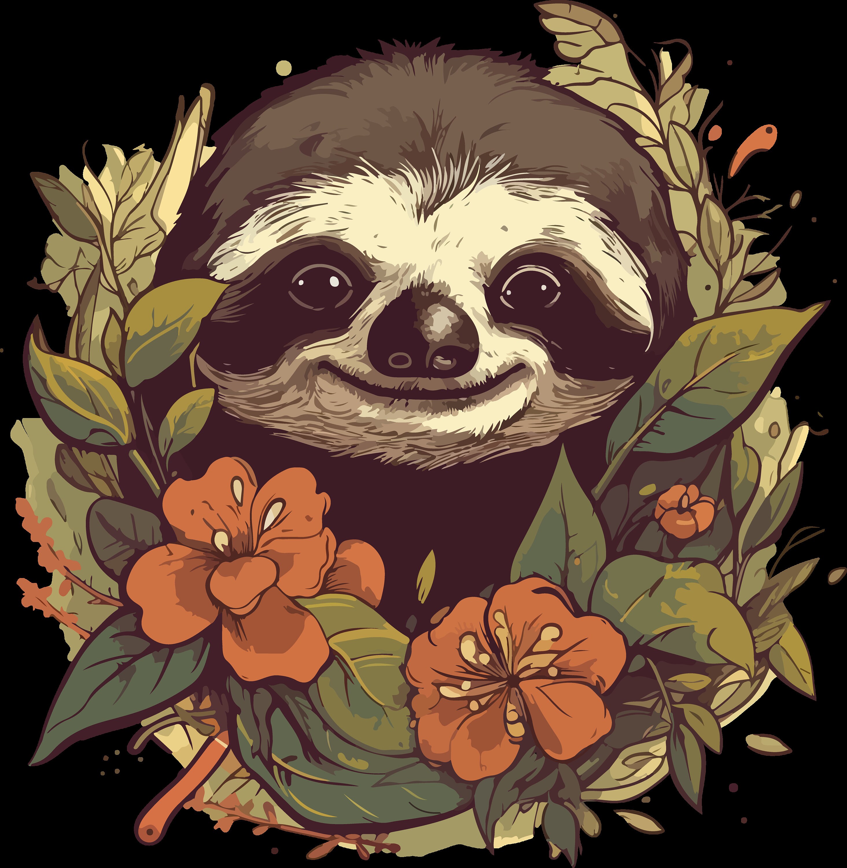 Cute Sloths - 5 Pack - Etsy