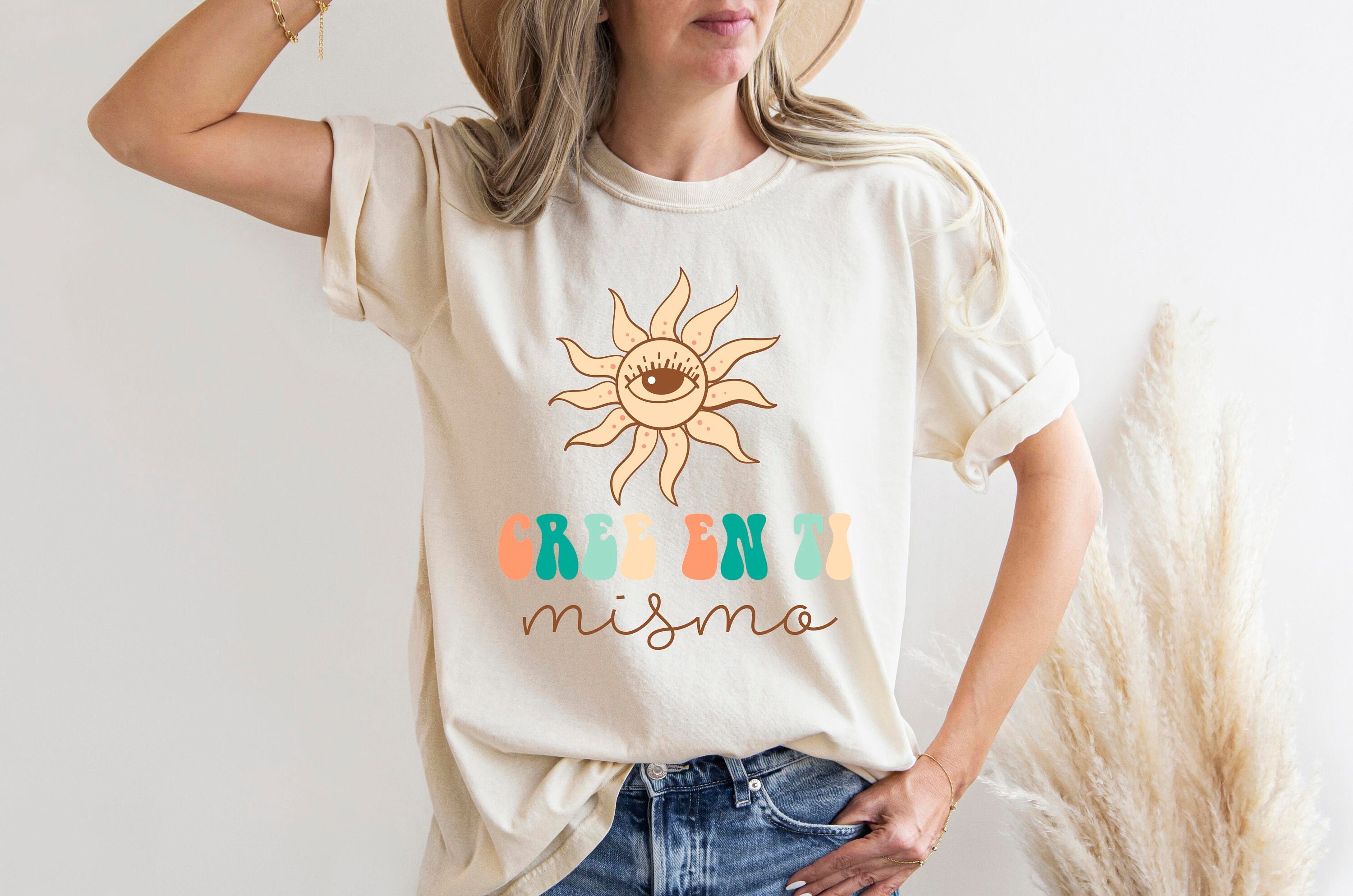 Cree En Ti Mismo Spanish Tee Shirt, Camiseta Espanol, Funny Espanol ...