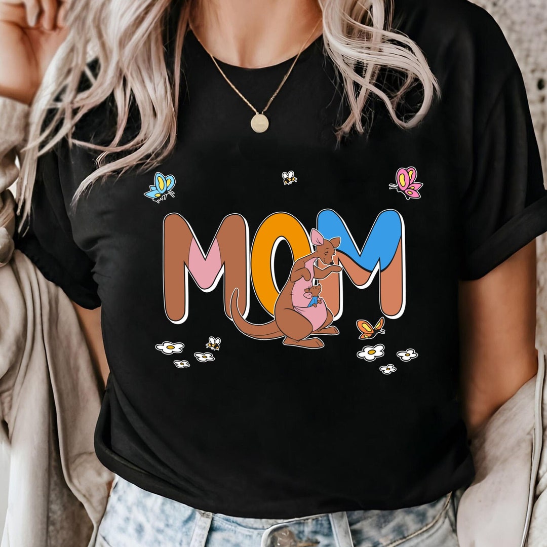 Mom Kanga and Roo Comfort Colors Shirt, Disney Winnie the Poo Mama ...
