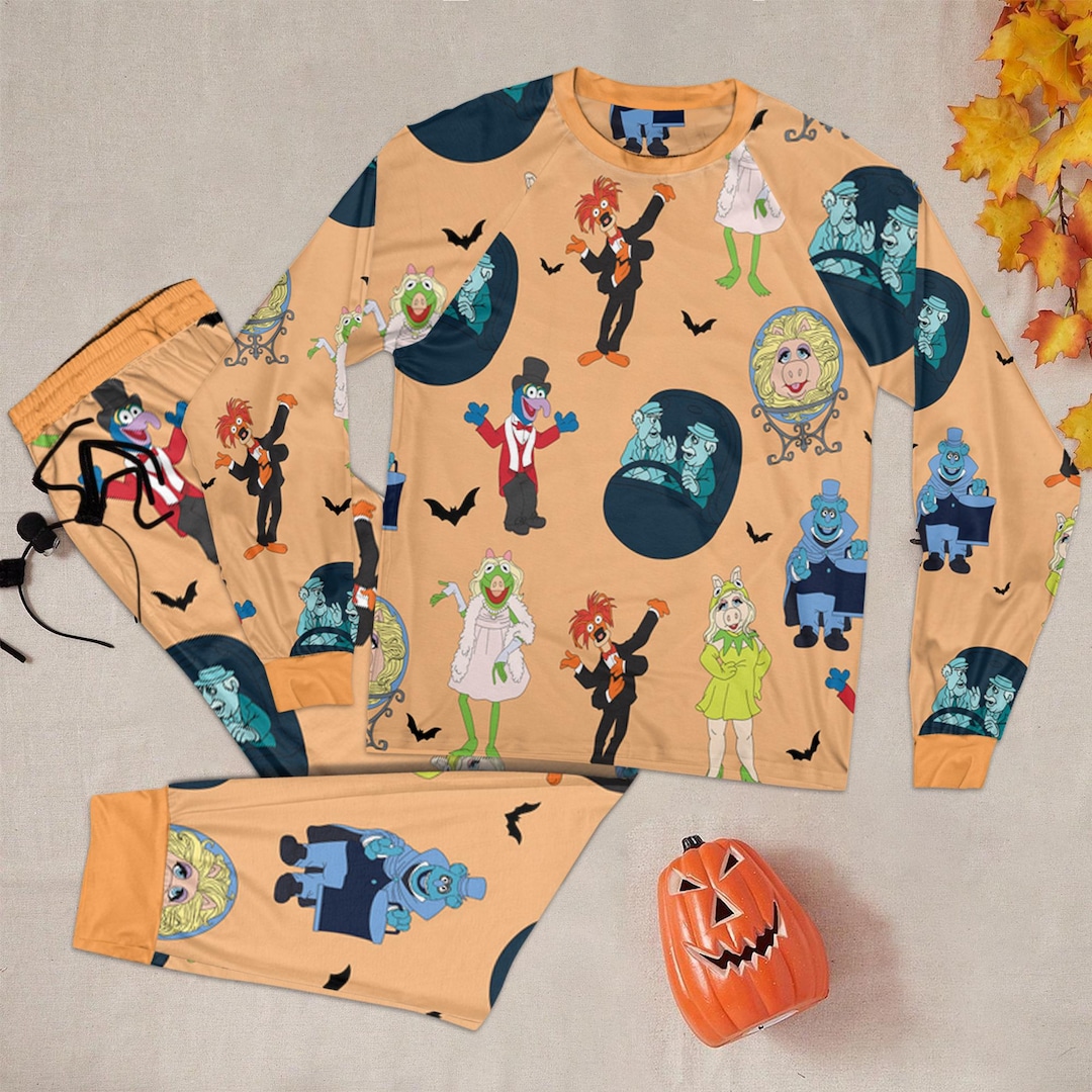 Vintage Muppets Haunted Mansion Pajamas Set, Hitchhiking Ghosts ...