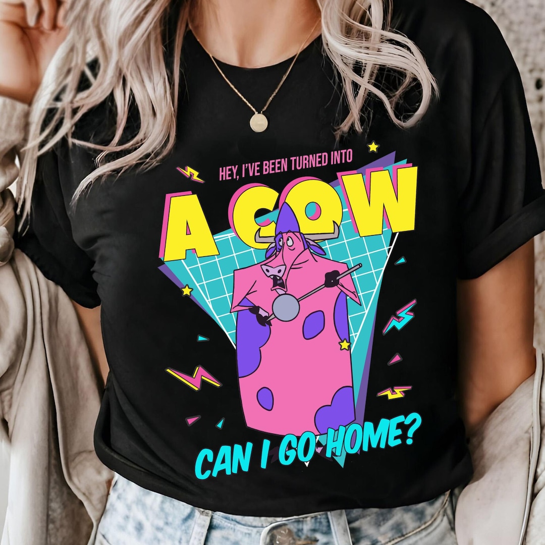 Funny Cow I Been Turned Into A Cow Comfort Colors Shirt, Disney the ...