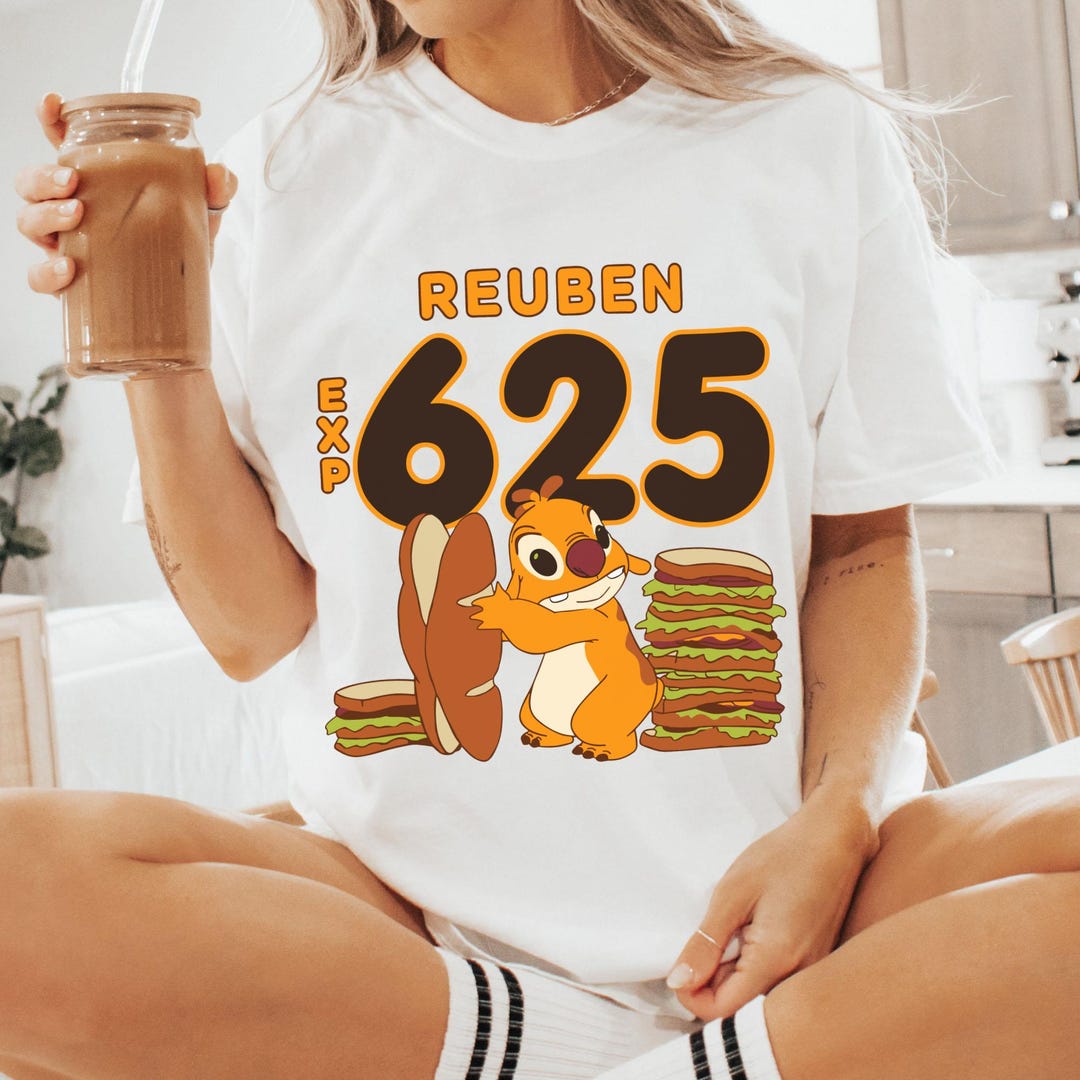 Disney Stitch Reuben Sandwich EXP 625 T-shirt, Lilo and Stitch Shirt ...