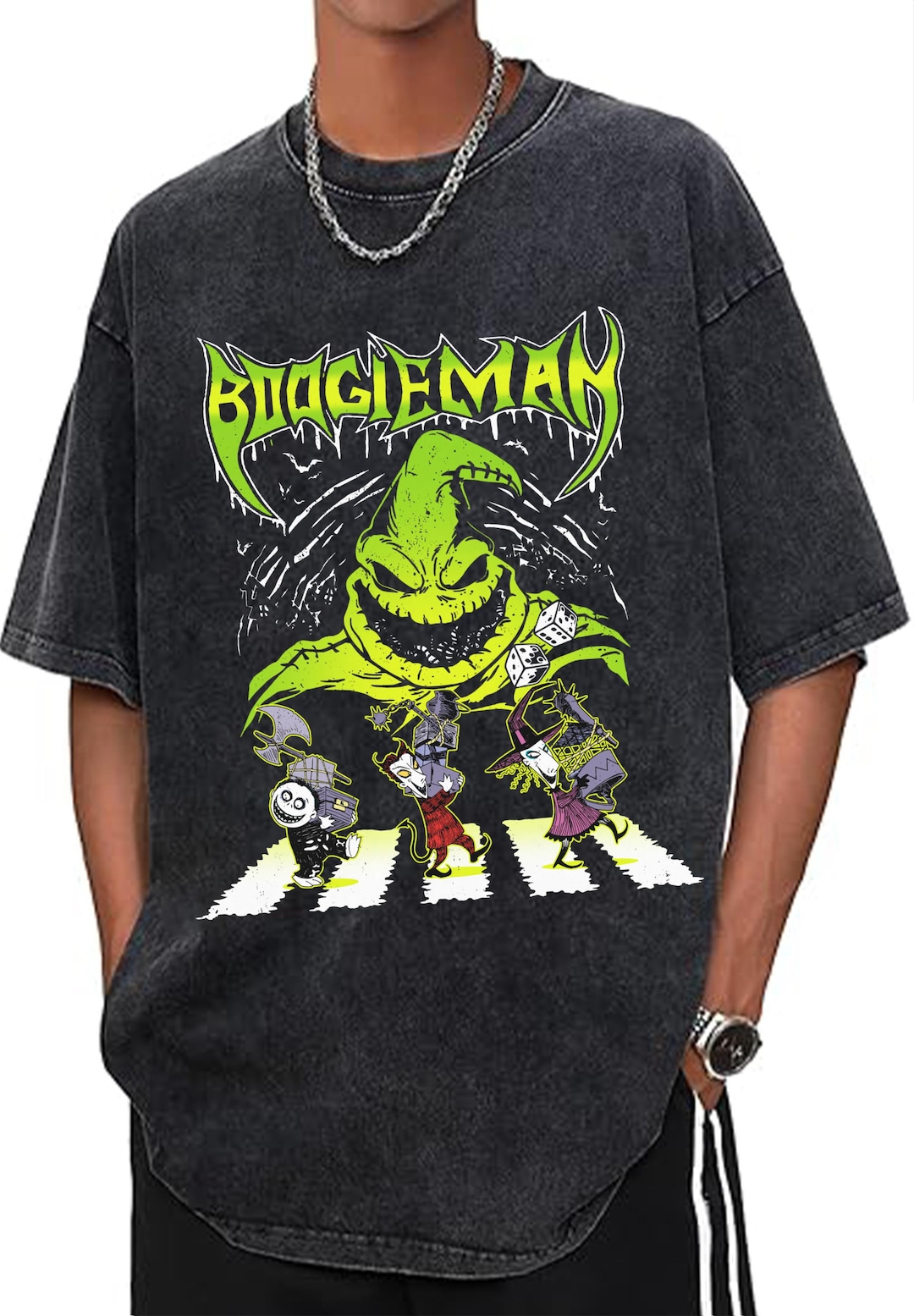 Oogie Boogie Man Lock Shock Barrel Walking Abbey Road Mineral Washed ...
