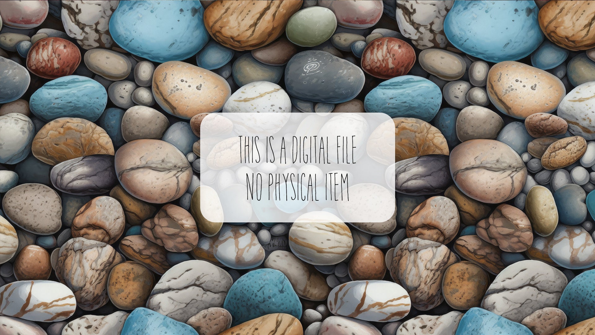 Beach Stones Seamless Digital Paper, Seamless Pebble Pattern, Seamless ...