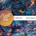 Night Fairy Tale Digital Paper, Seamless Night Sky Pattern, Seamless ...
