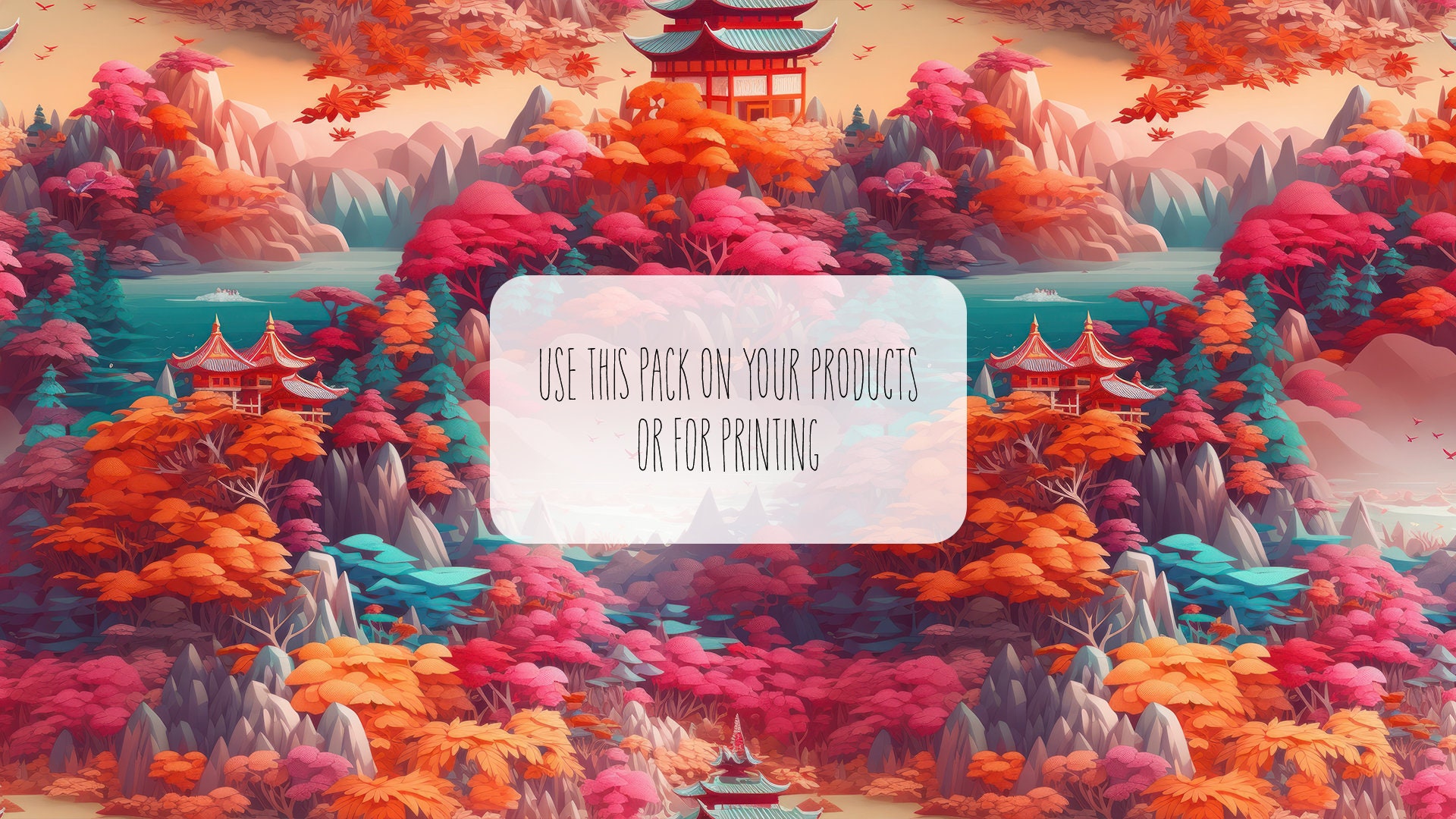 Japanese Style Digital Paper, Japanese Quilling, Seamless Kirigami ...