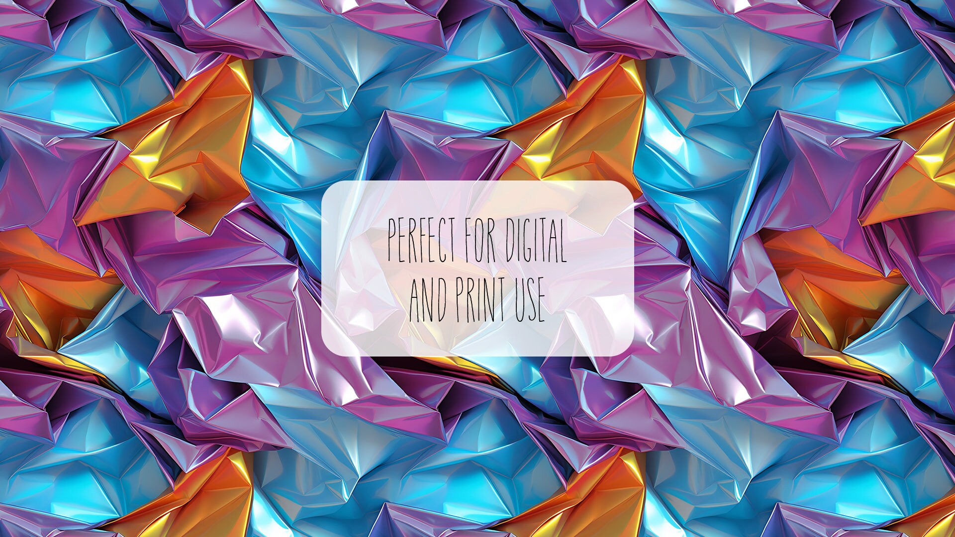 Crumpled Wrappers Seamless Digital Paper, Glossy Wrappers Repeating ...