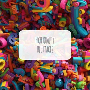 Doodle Alphabet Digital Paper, Seamless Cartoon Pattern, Seamless 3D ...