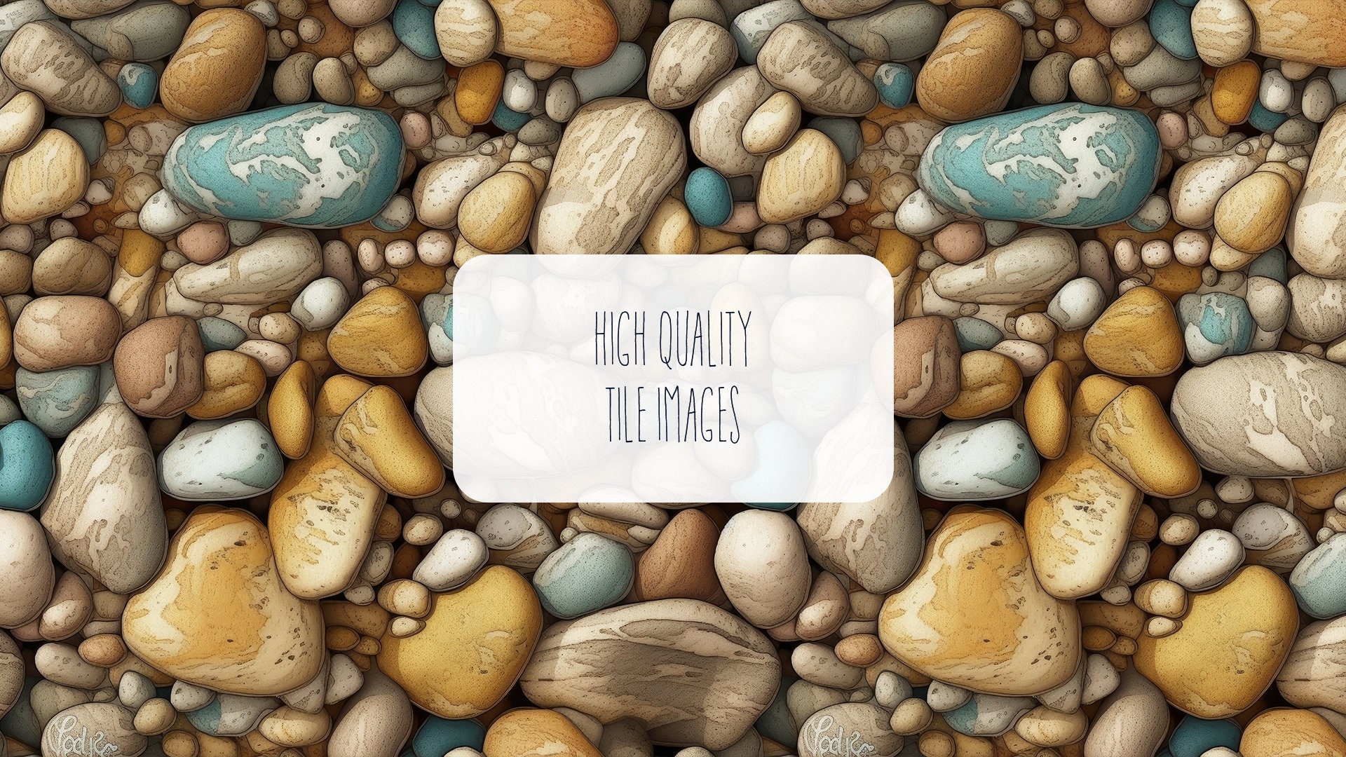 Beach Stones Seamless Digital Paper, Seamless Pebble Pattern, Seamless ...