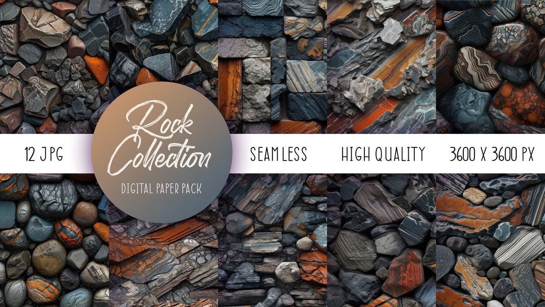 Rocks Seamless Digital Paper Seamless Stone Pattern Seamless - Etsy