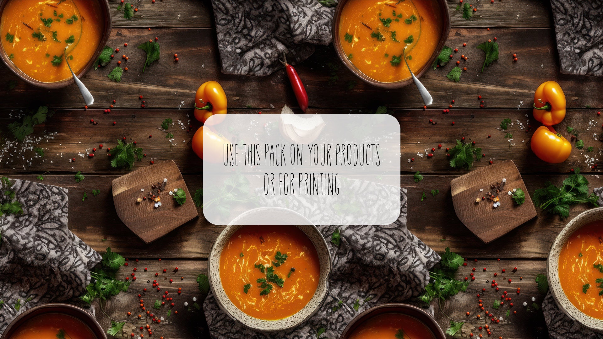 Soup Seamless Digital Paper, Seamless Broth Pattern, Seamless Bisque ...