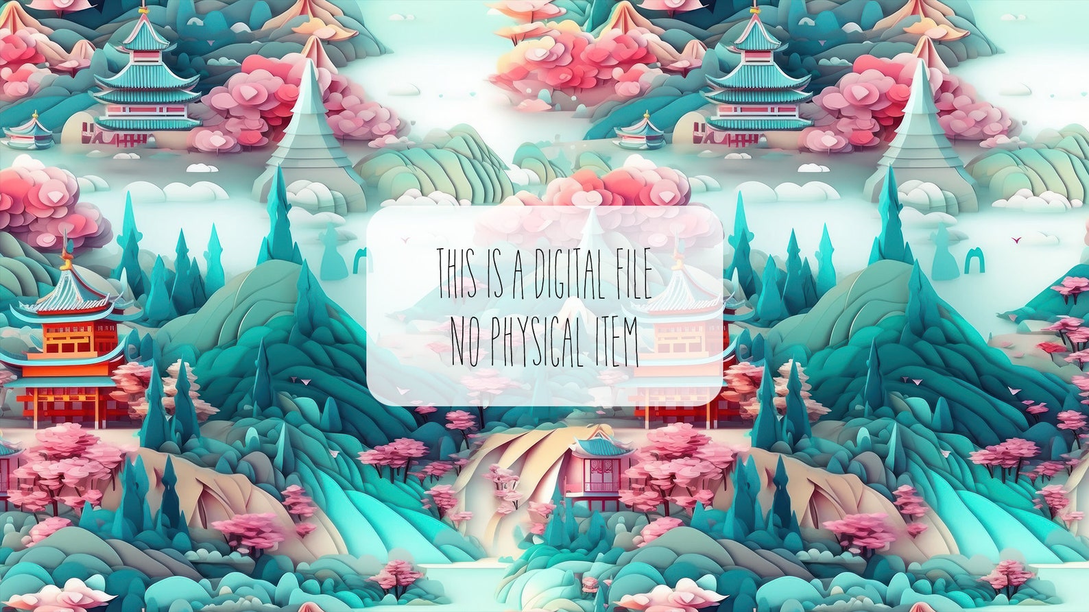 Japanese Style Digital Paper, Japanese Quilling, Seamless Kirigami ...