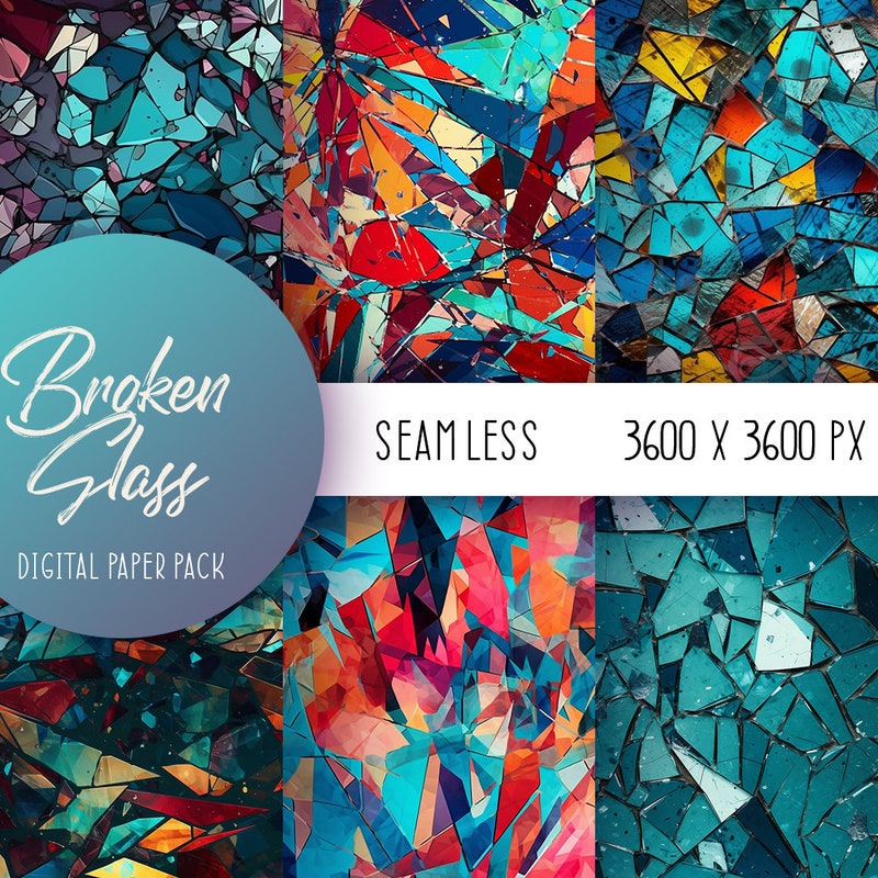 Broken Glass Pieces - Etsy