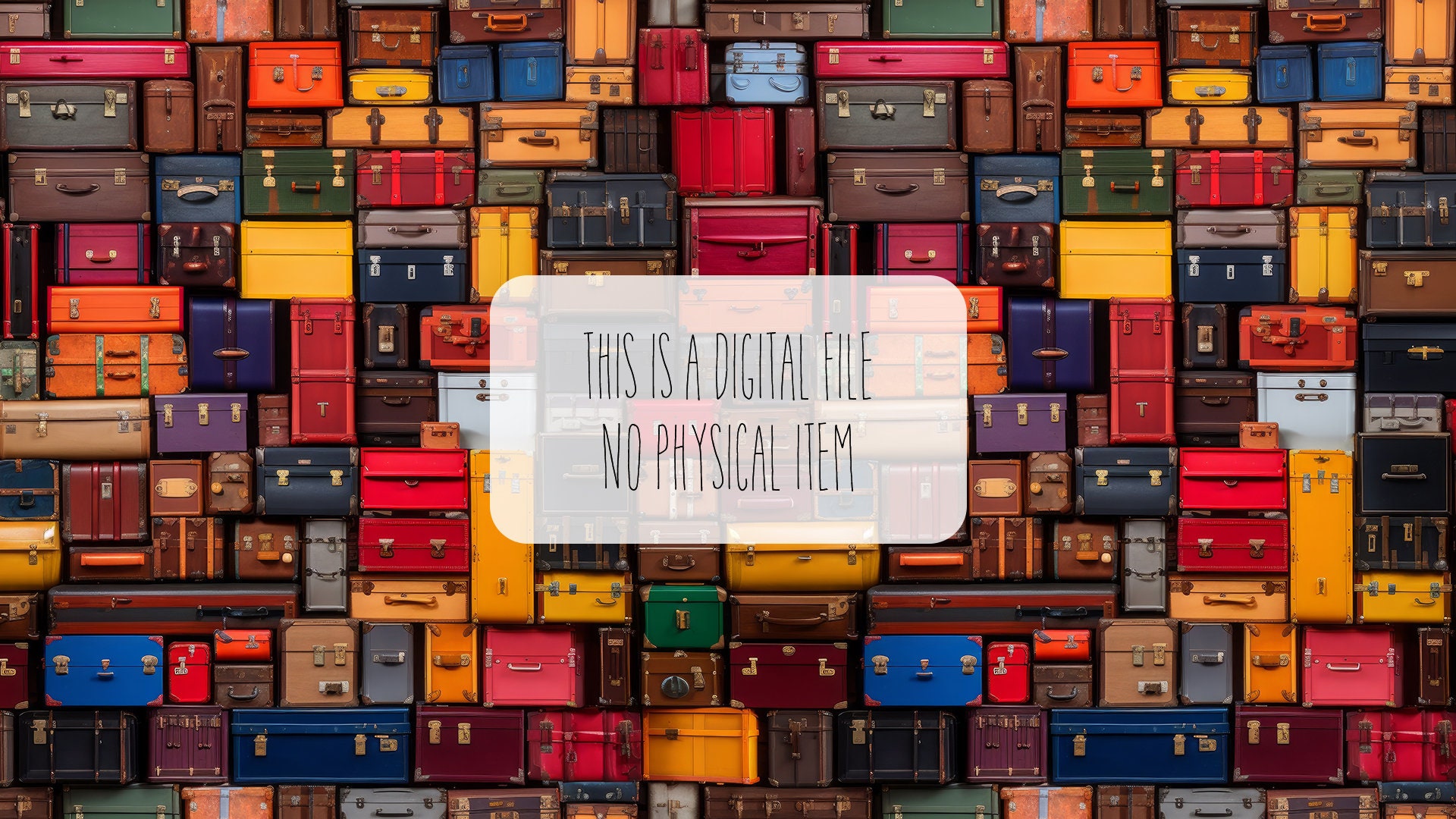 Suitcases Digital Paper, Seamless Travel Bag Pattern, Digital Art - Etsy