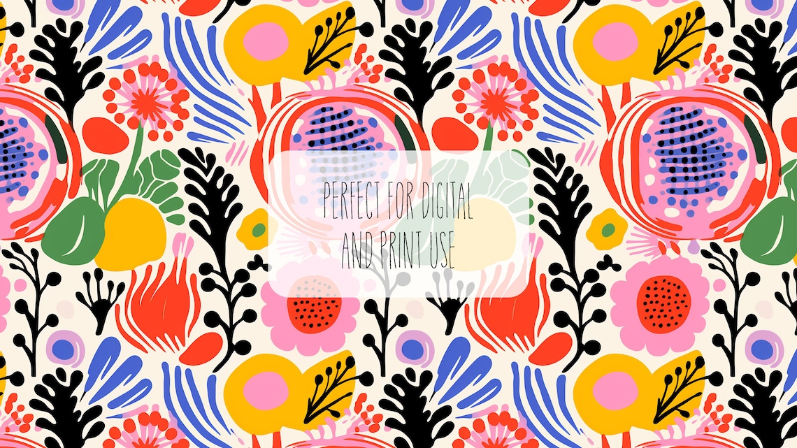 Marimekko Digital Paper, Seamless Abstract Marimekko Pattern, Seamless ...