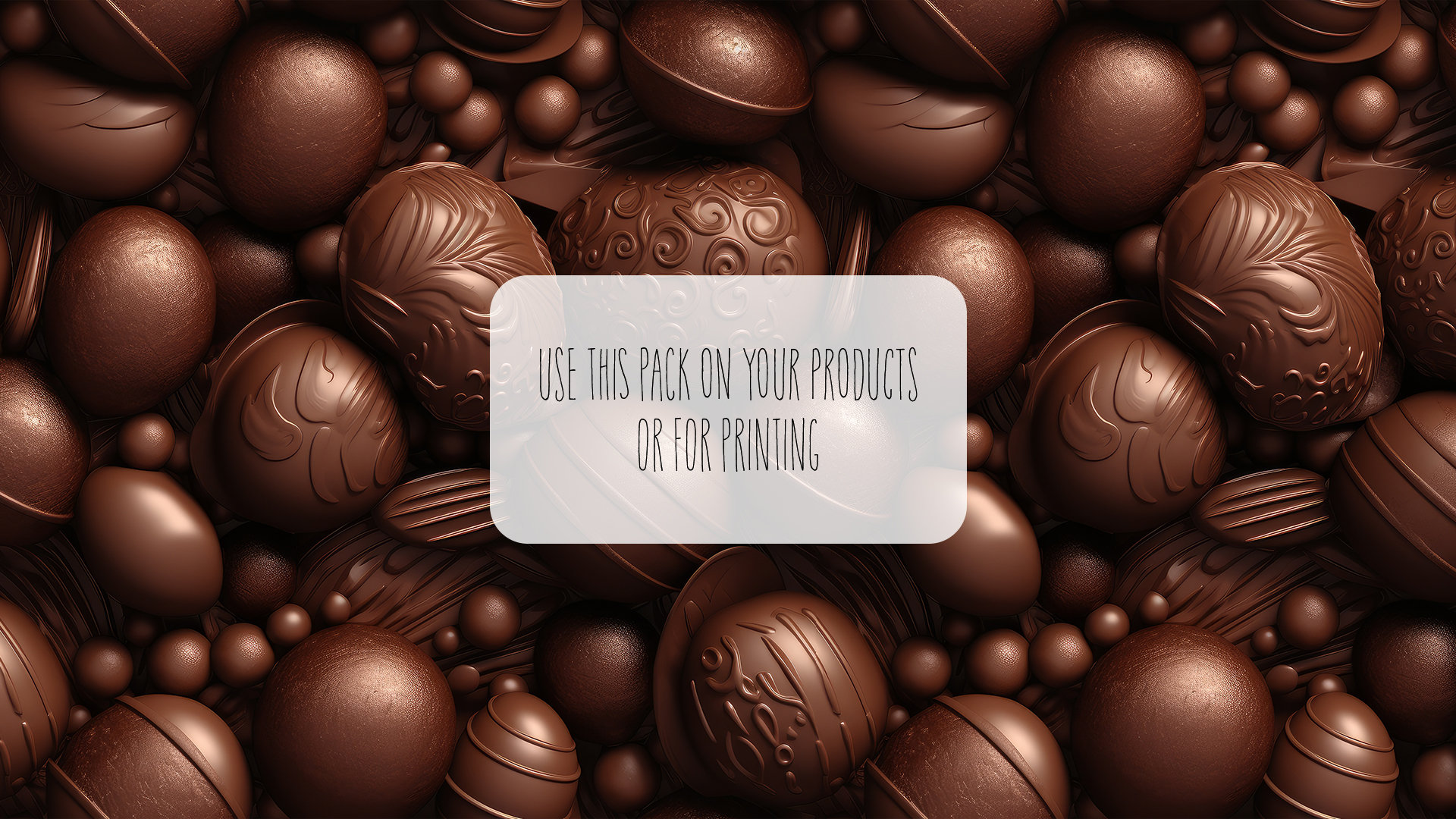 Chocolate Seamless Digital Paper, Seamless Chocolate Pattern, Seamless ...