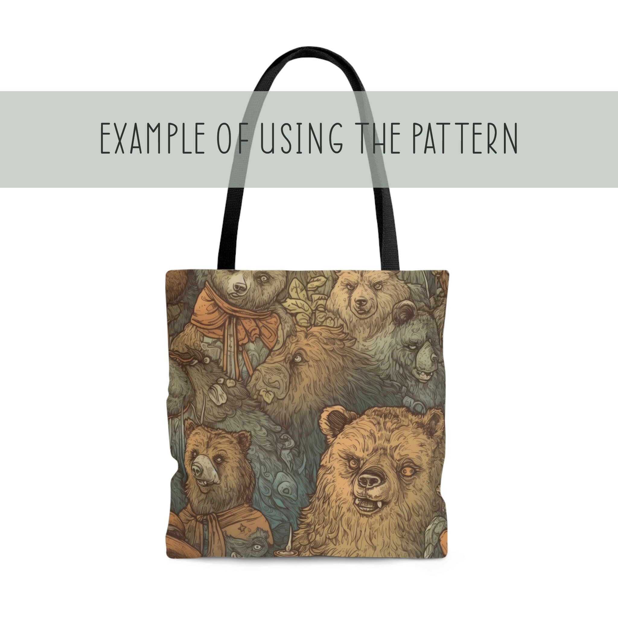 Teddy Bears in the Forest Digital Paper, Bears Clipart, Forest Digital ...