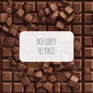 Chocolate Seamless Digital Paper, Seamless Chocolate Pattern, Seamless ...