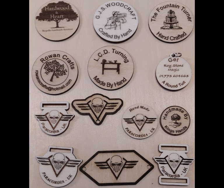 Makers Marks/ Makers Coins Laser Cut and Engraved Makers Mark Design ...