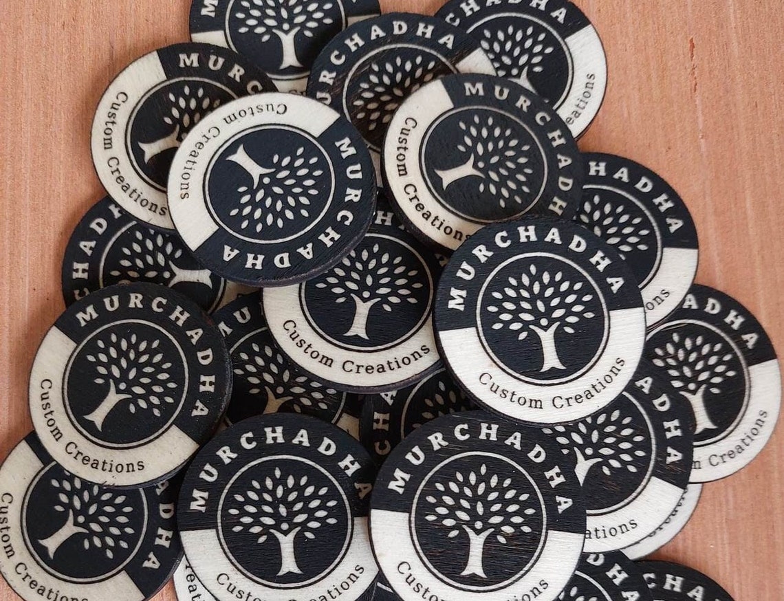 Makers Marks/ Makers Coins Laser Cut and Engraved Makers Mark Design ...